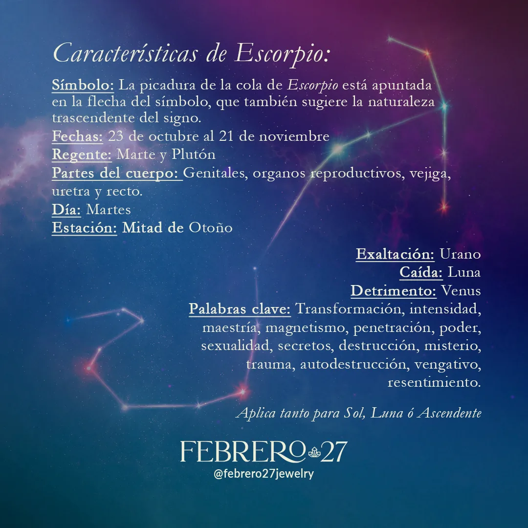 Elemento Del Signo Escorpio Lo Que No Sabés Del Horóscopo: Qué